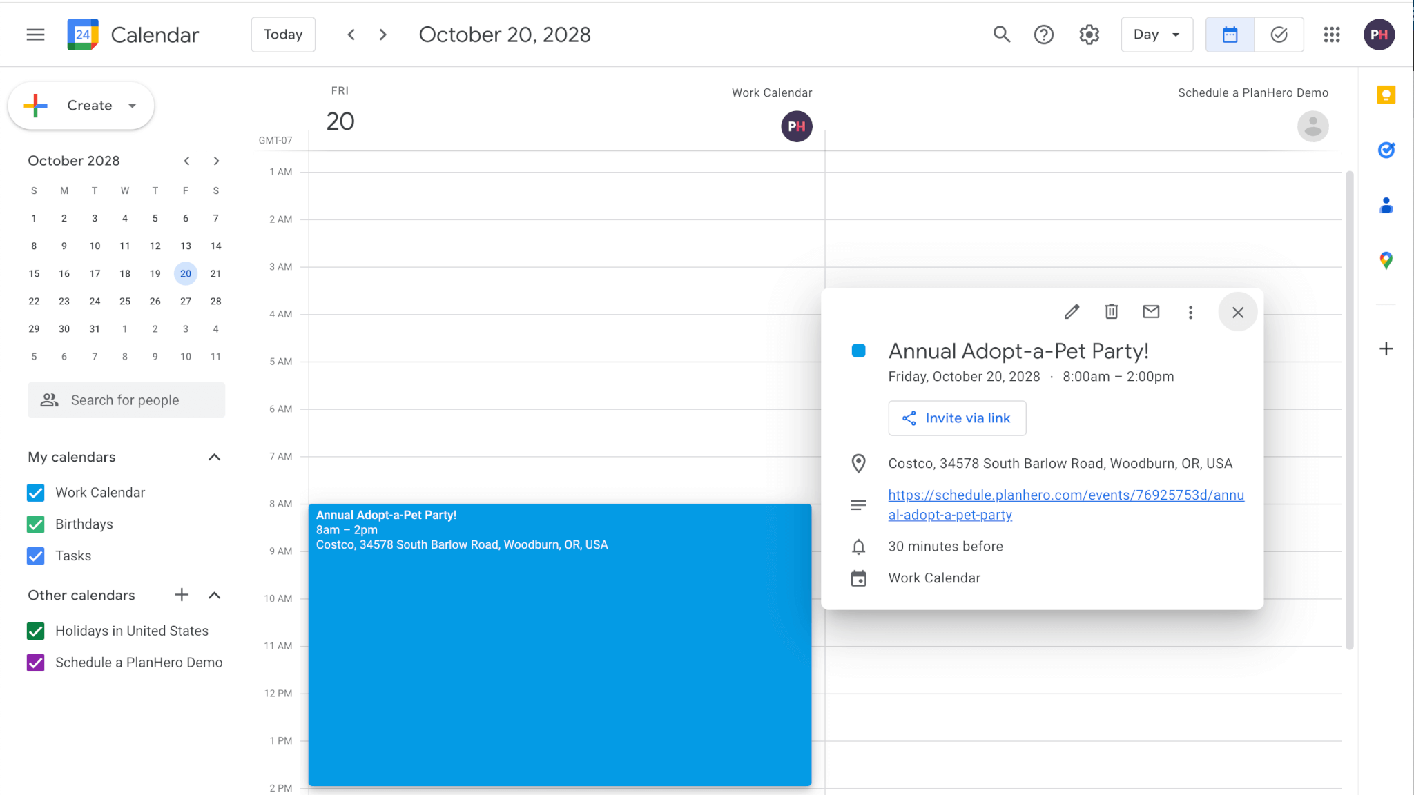 How to sync event to Google Calendar